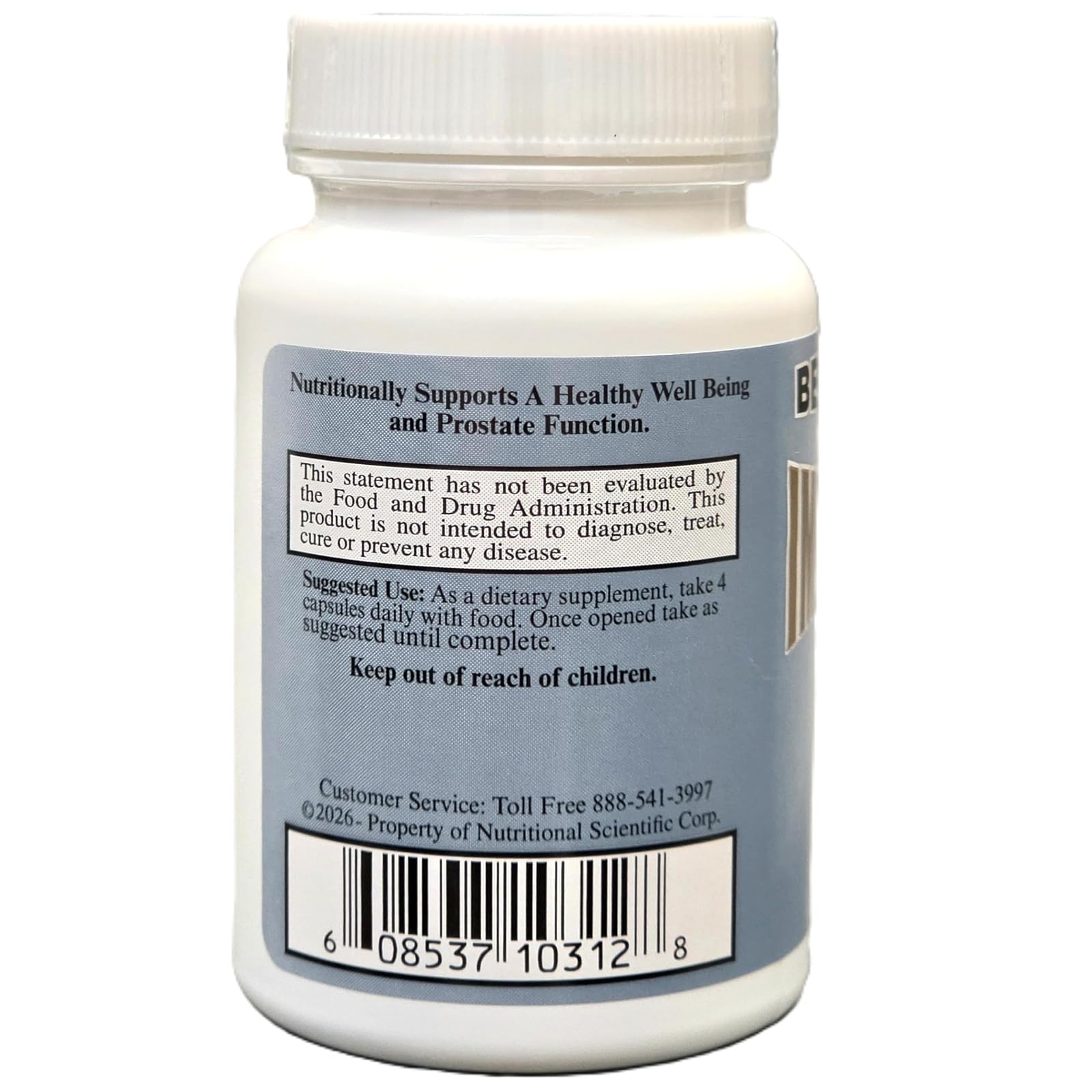 Saw Palmetto capsules for men's health