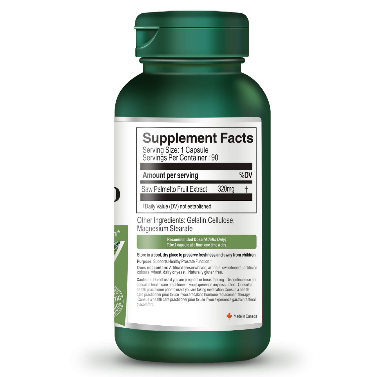 saw palmetto capsules for men