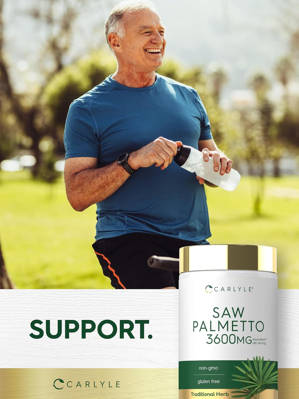 Saw palmetto capsules for men