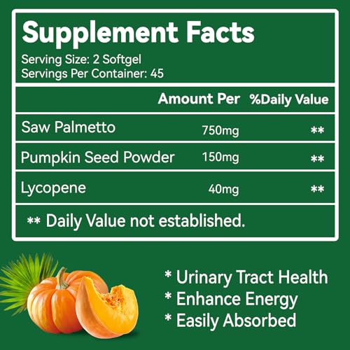 saw palmetto capsules for overall wellness