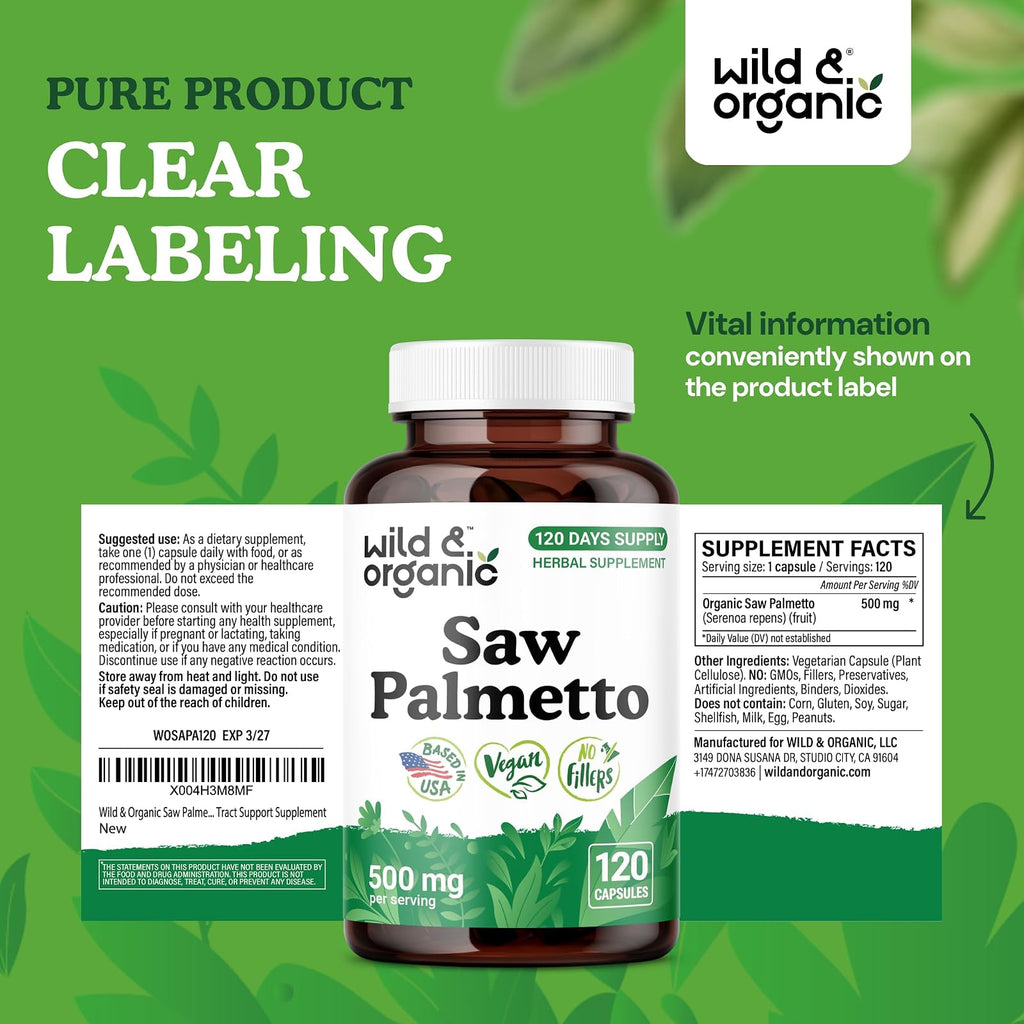 saw palmetto capsules for overall wellness