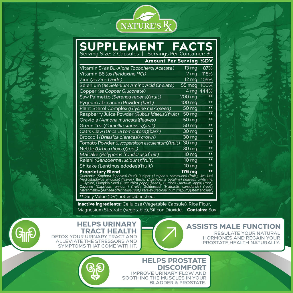 saw palmetto capsules for prostate function