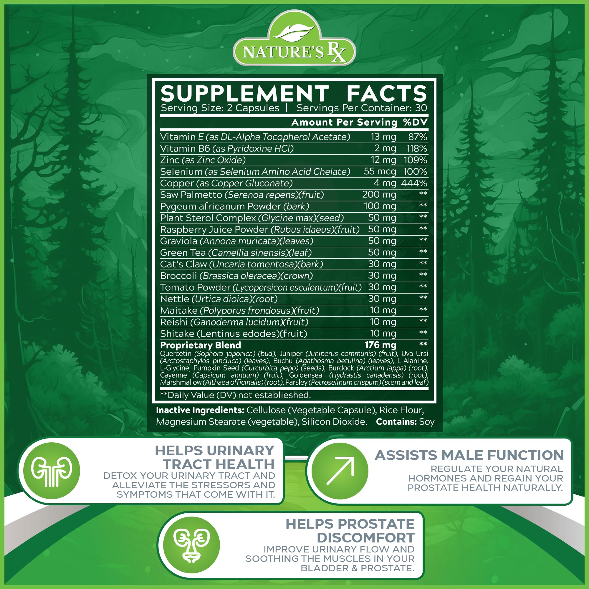 saw palmetto capsules for prostate function