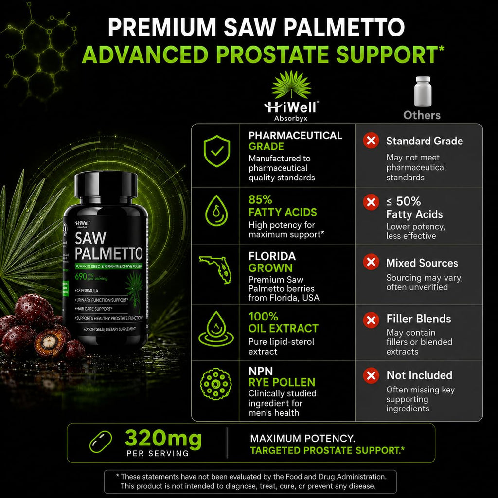 saw palmetto capsules for prostate support