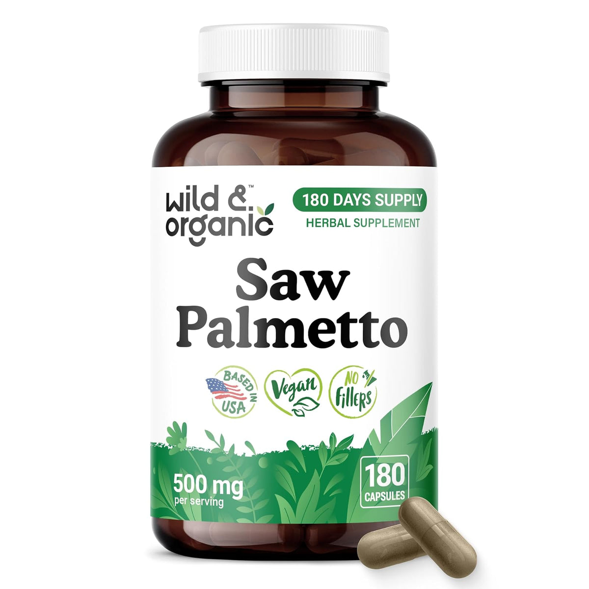 saw palmetto capsules for wellness