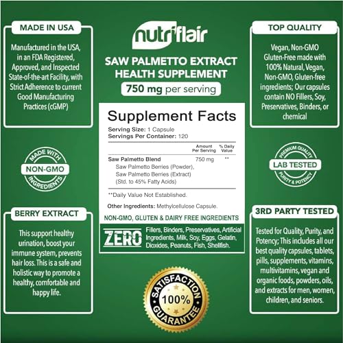 saw palmetto capsules for women