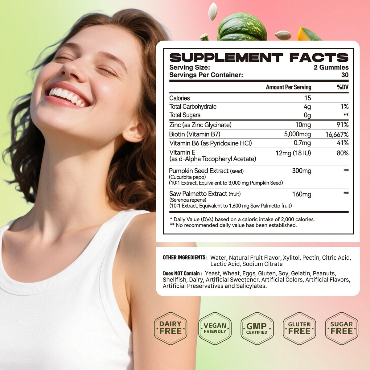 Saw palmetto DHT blocker supplements