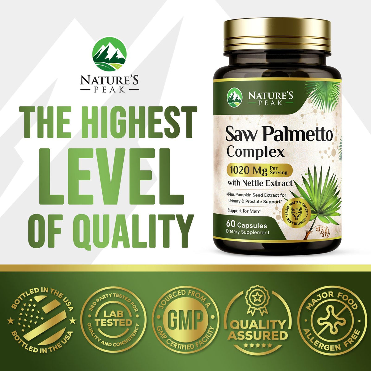 Saw Palmetto extract for hair growth