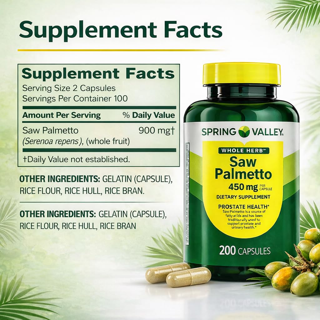 Saw Palmetto extract for hair growth
