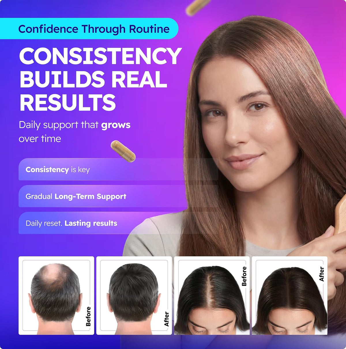 Saw palmetto extract for hair health