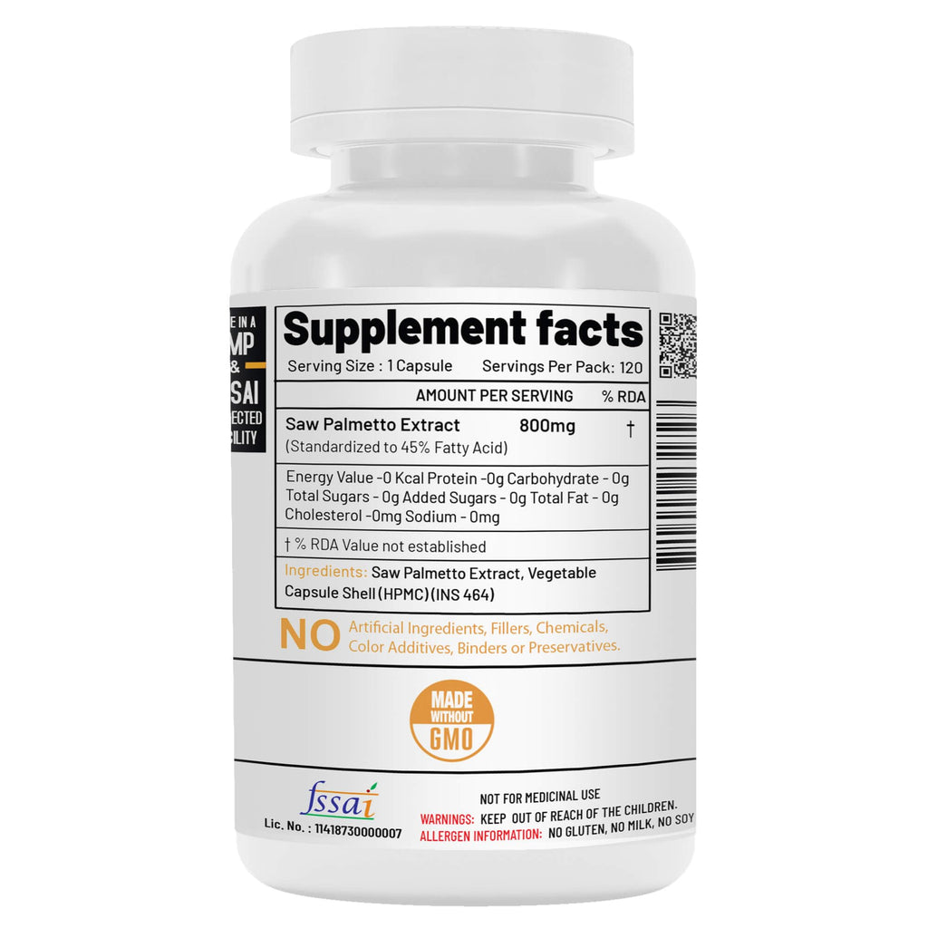 saw palmetto extract for men's wellness