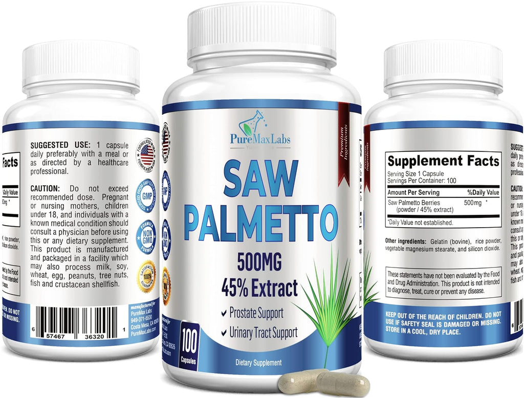 saw palmetto extract for prostate support