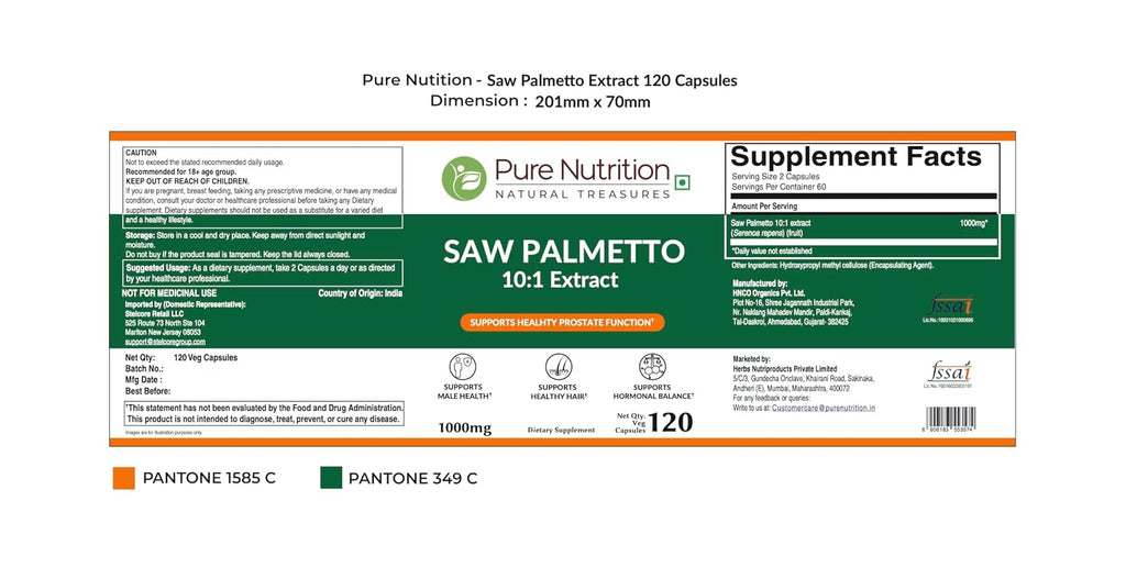 Saw Palmetto extract for vitality