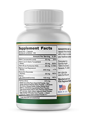 saw palmetto for frequency relief