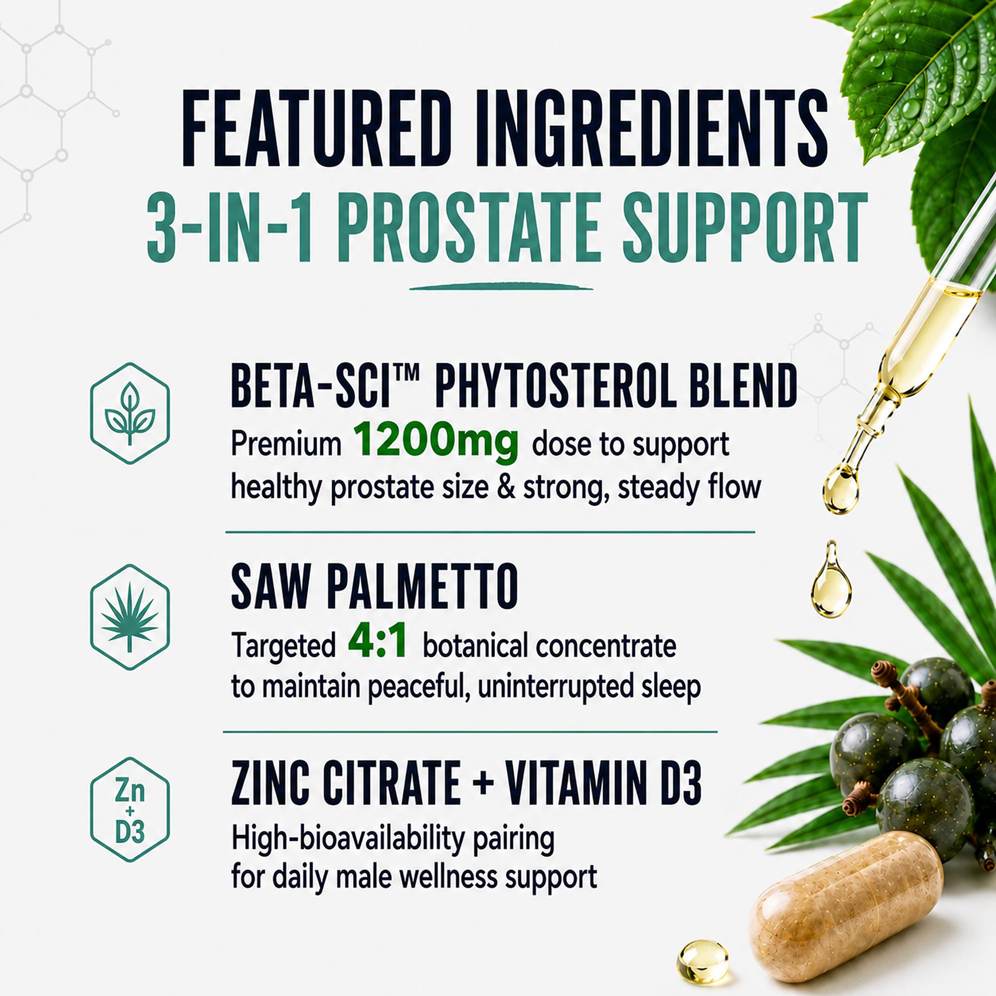 saw palmetto for hair growth support
