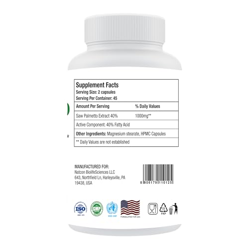 saw palmetto for hair growth support