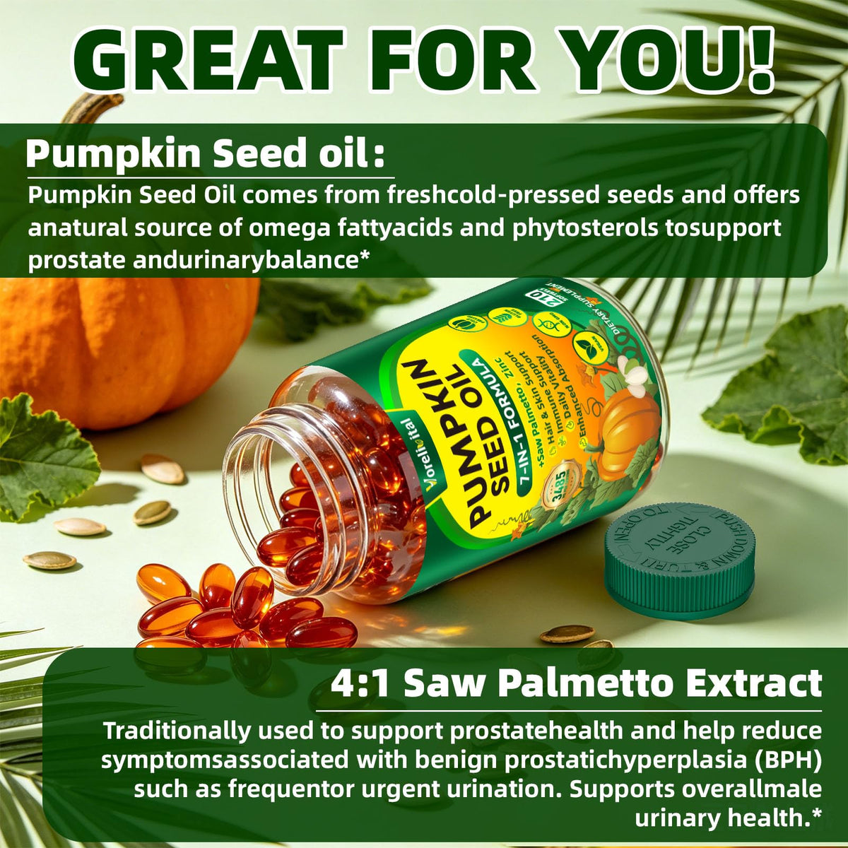 Saw palmetto for hair health