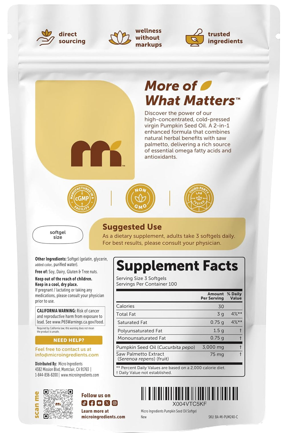 saw palmetto for hormonal balance