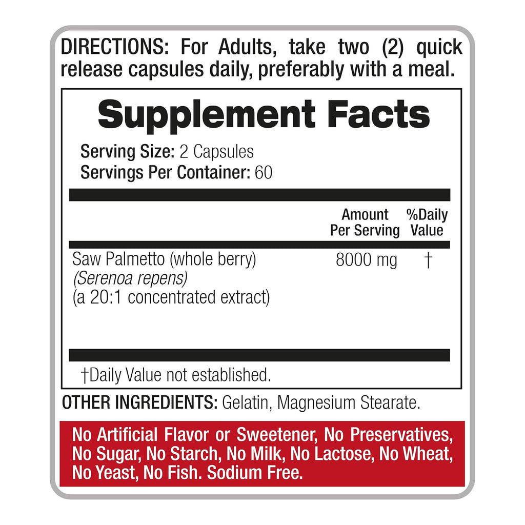 saw palmetto for hormonal balance