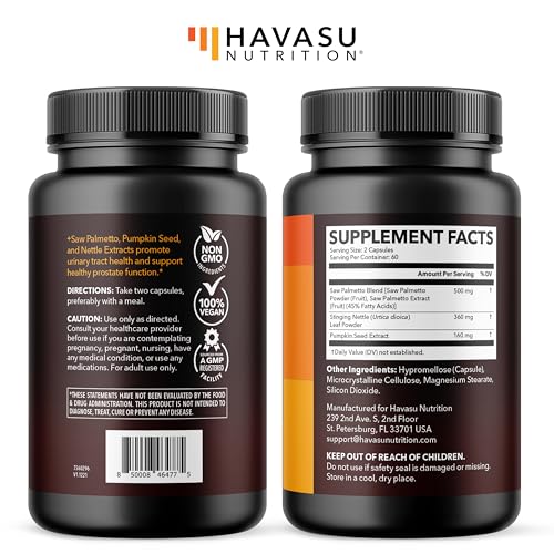saw palmetto for overall men's health