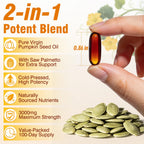 Saw palmetto for prostate support