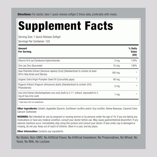 saw palmetto for prostate support