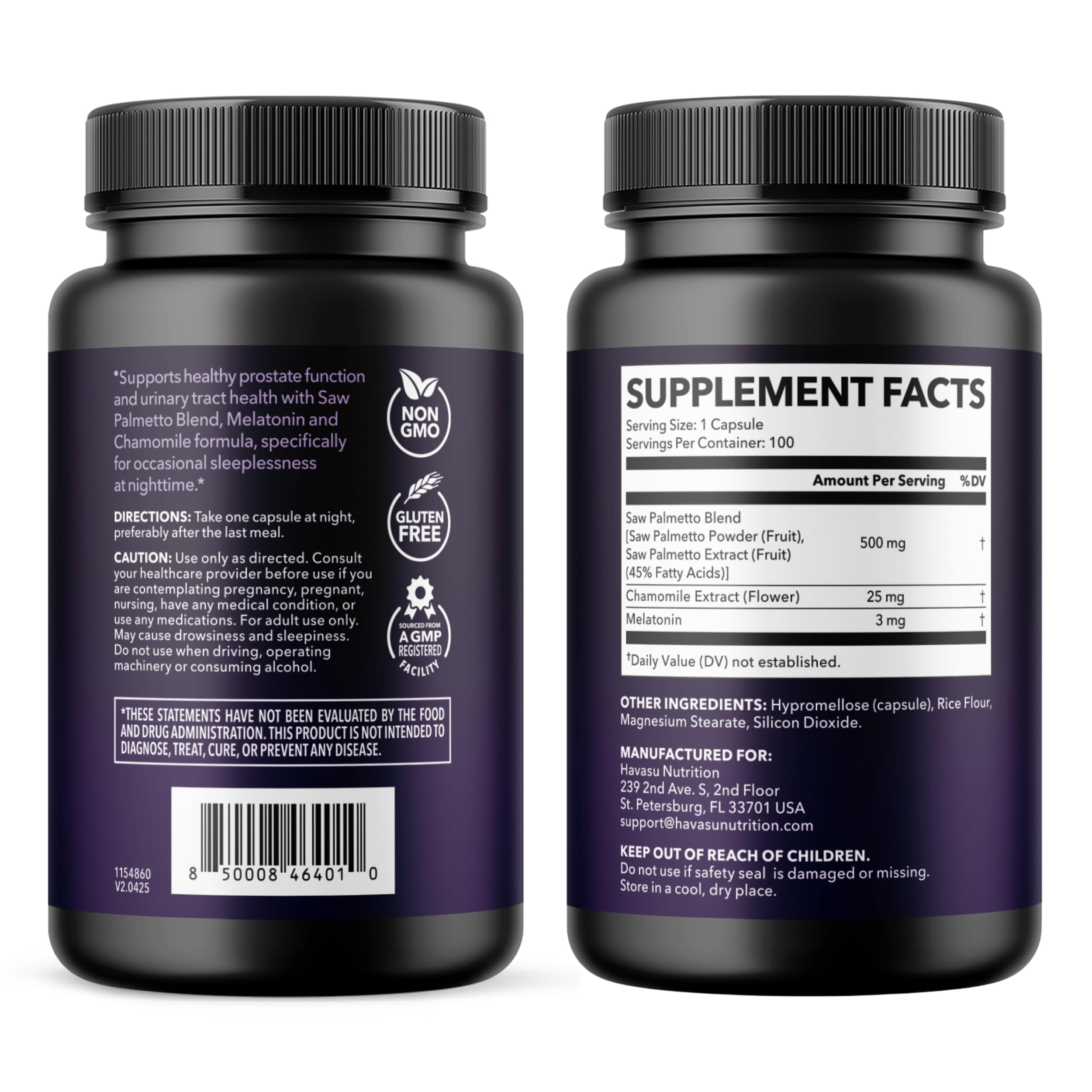 saw palmetto for reduced urinary urgency