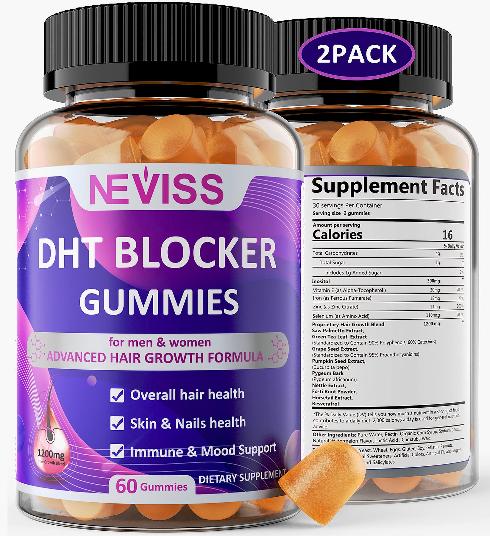 saw palmetto gummies for hair growth