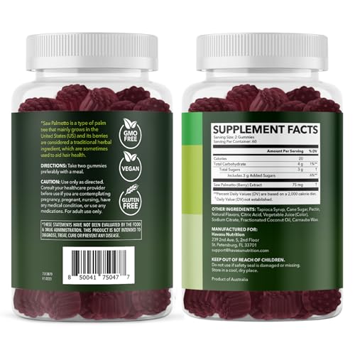 saw palmetto gummies for hair health