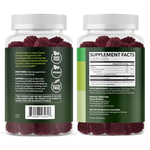 saw palmetto gummies for overall wellness
