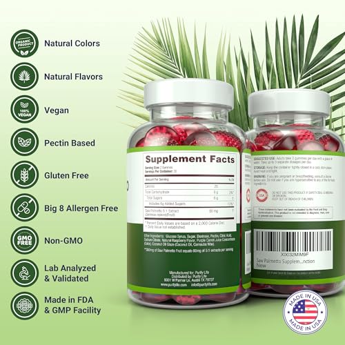 saw palmetto gummies for prostate support