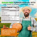 Saw palmetto gummies for prostate support