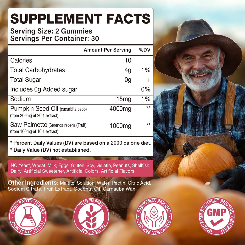 saw palmetto gummies for prostate support