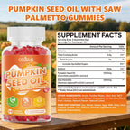Saw palmetto gummies for prostate support