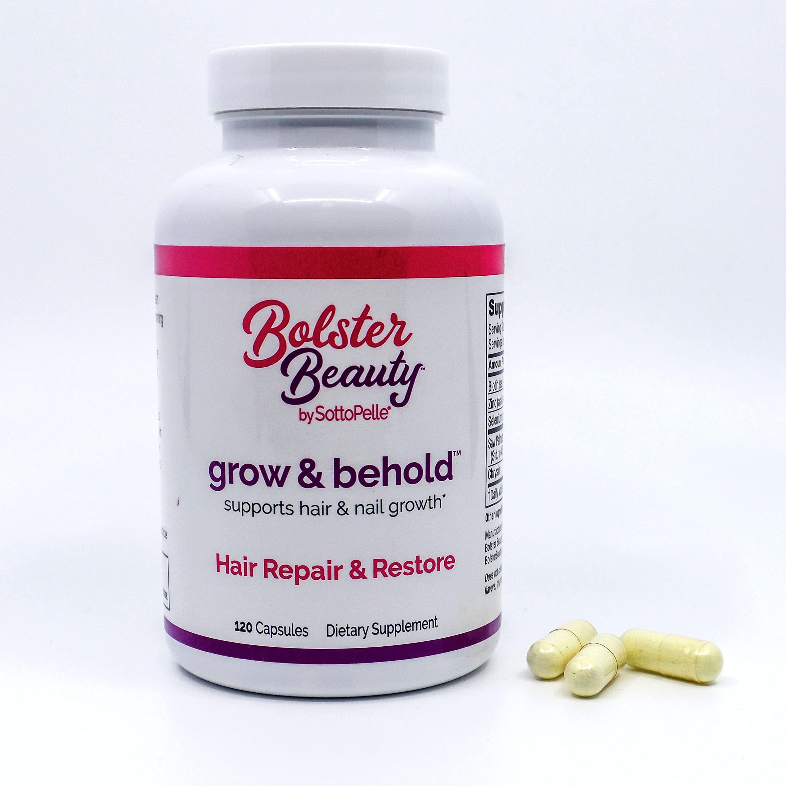 saw palmetto hair health supplement