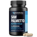 saw palmetto herbal supplement capsules