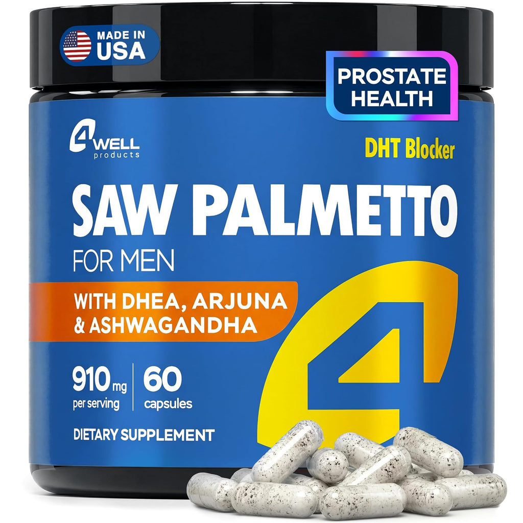 saw palmetto herbal supplement capsules