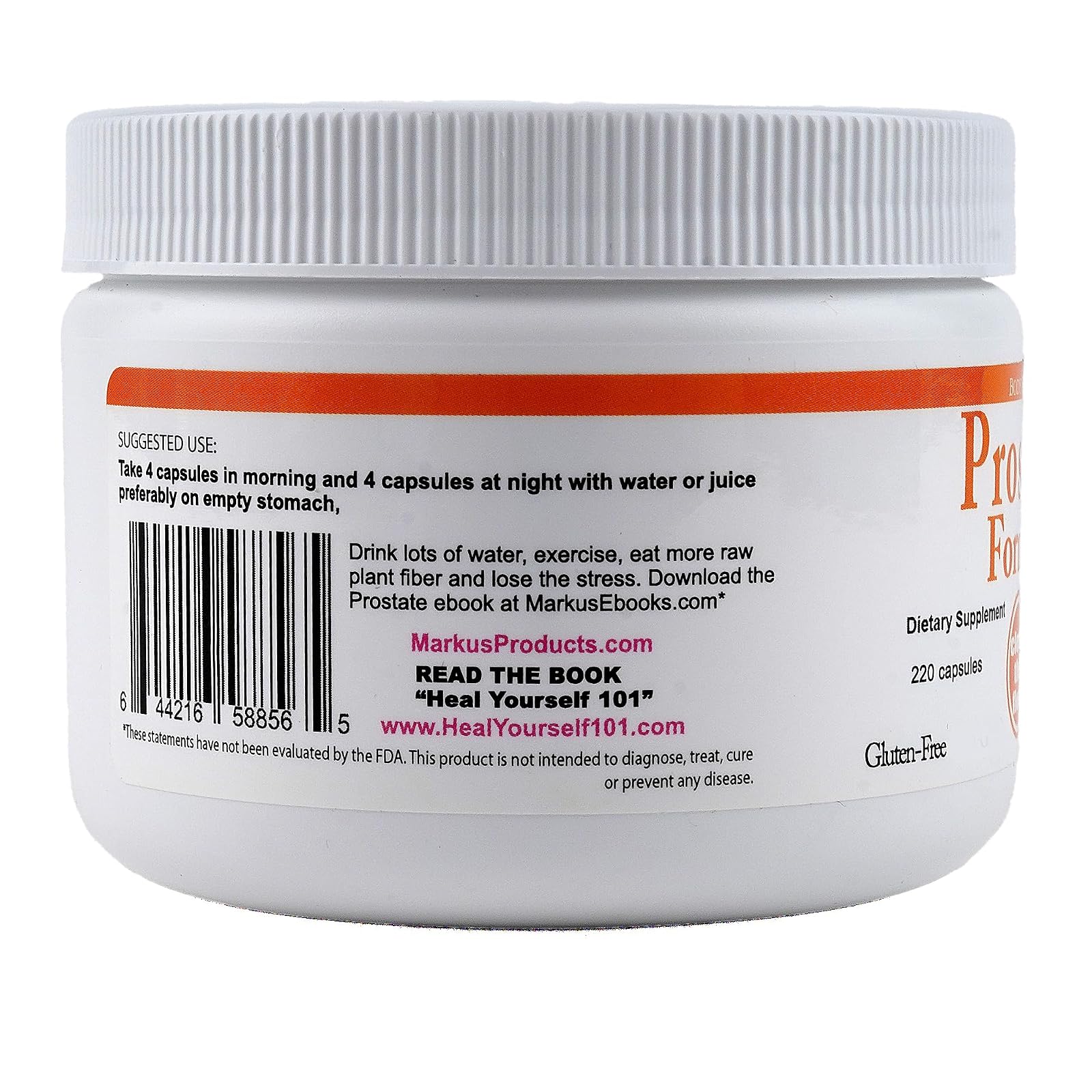 Saw Palmetto herbal supplement capsules