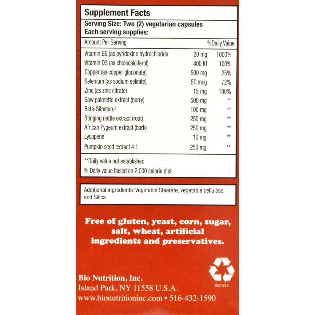Saw Palmetto herbal supplement for prostate health