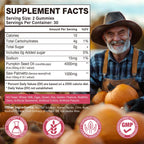 Saw palmetto herbal supplement gummies