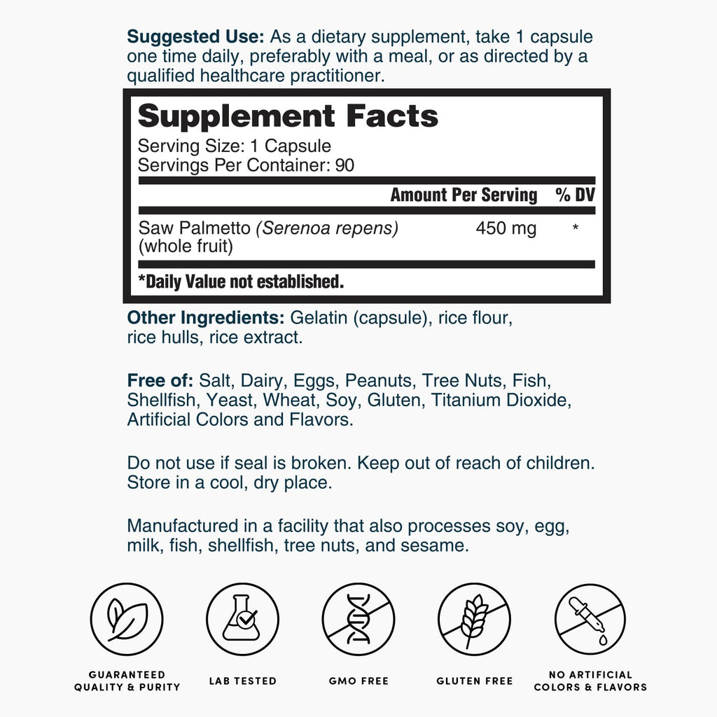 saw palmetto interactions with other supplements