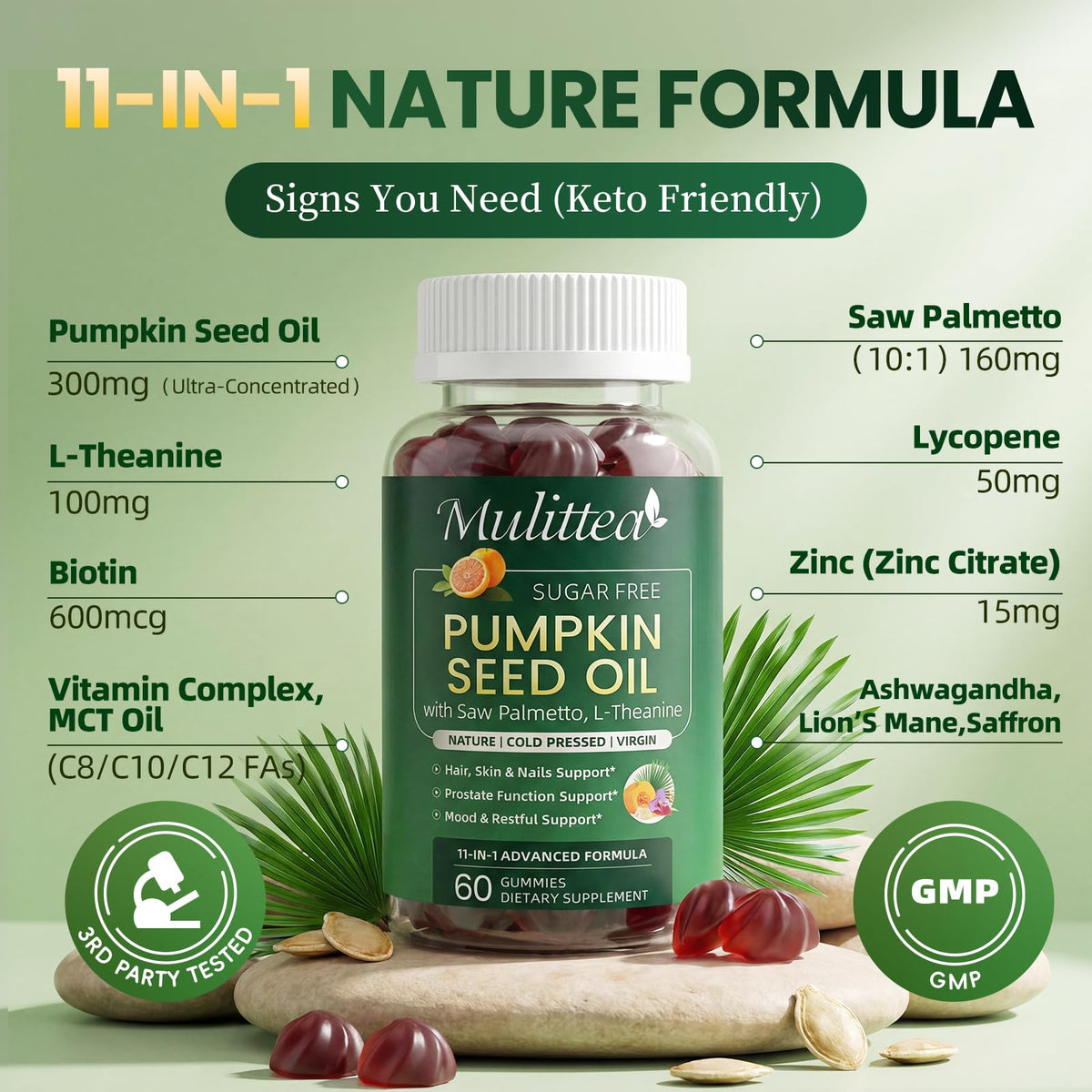 Saw palmetto multivitamins for men