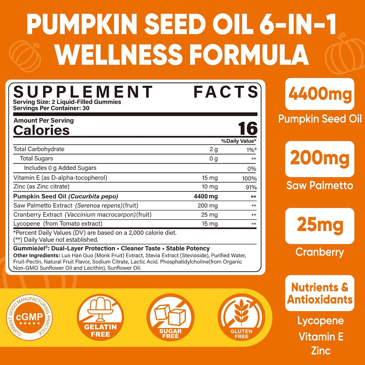 Saw palmetto multivitamins for men