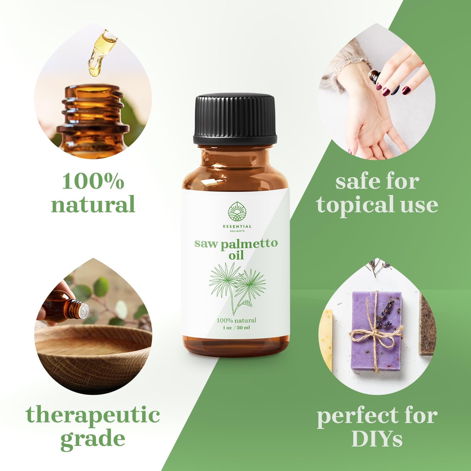 saw palmetto oil for body care