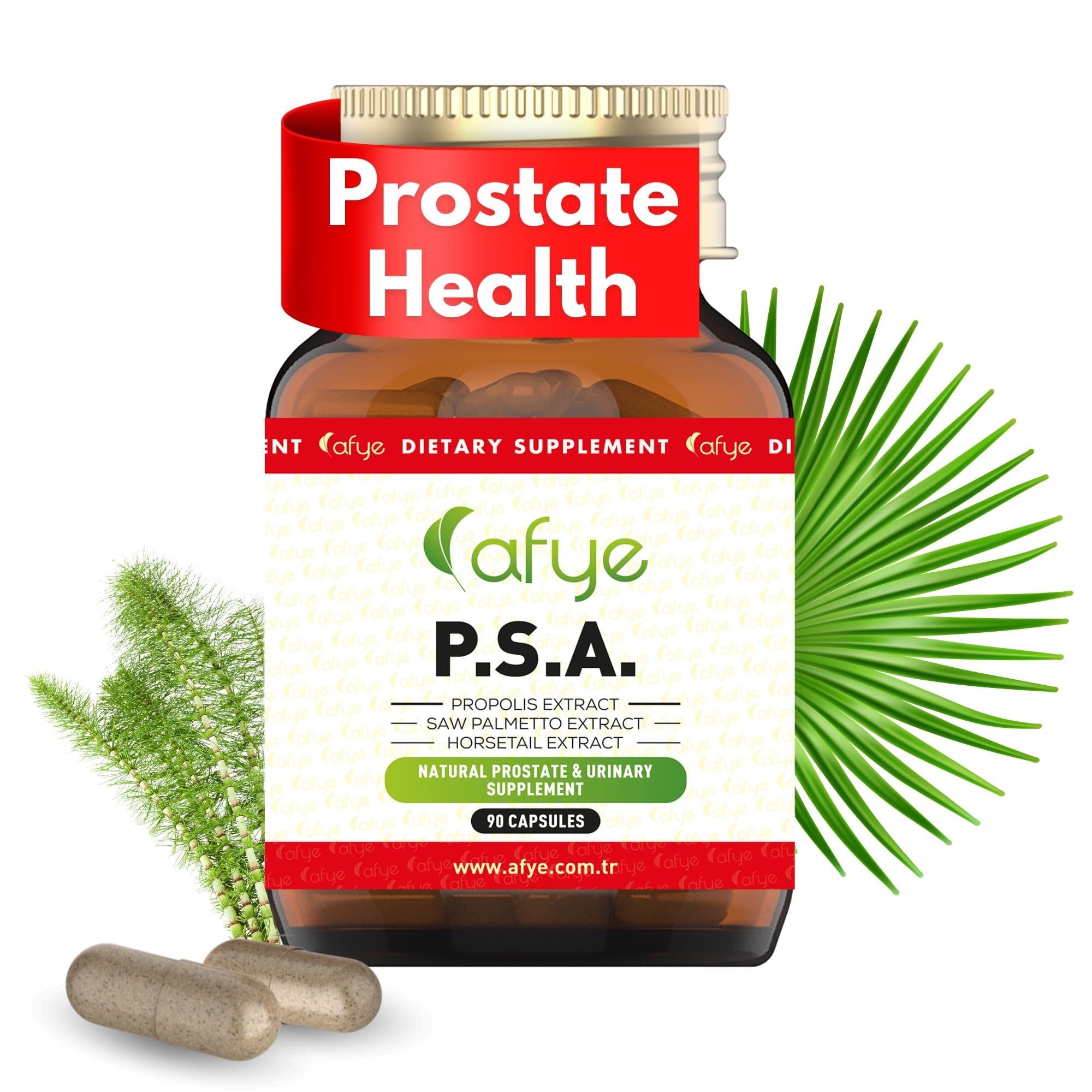 saw palmetto prostate supplement capsules