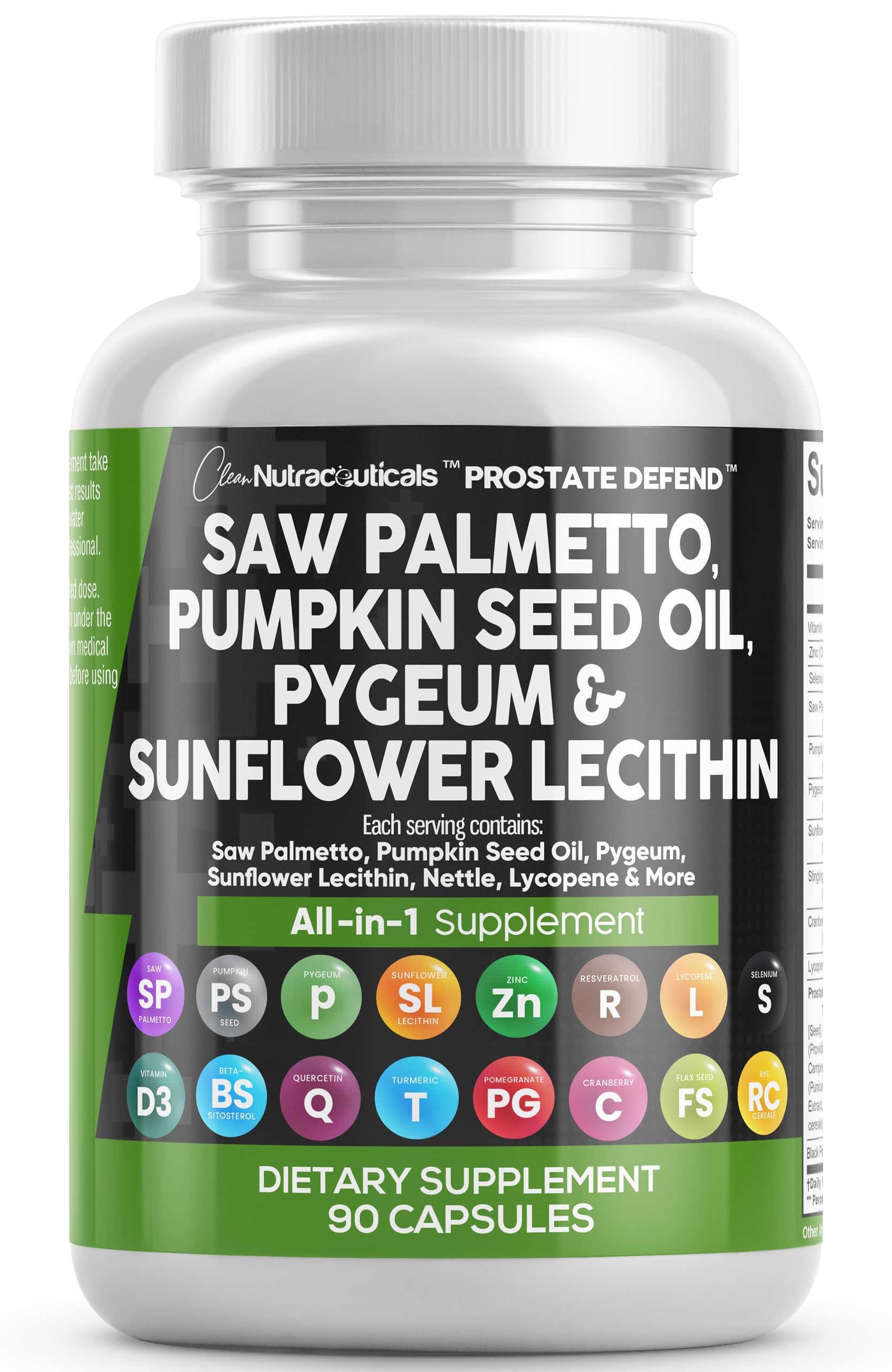 saw palmetto prostate support capsules