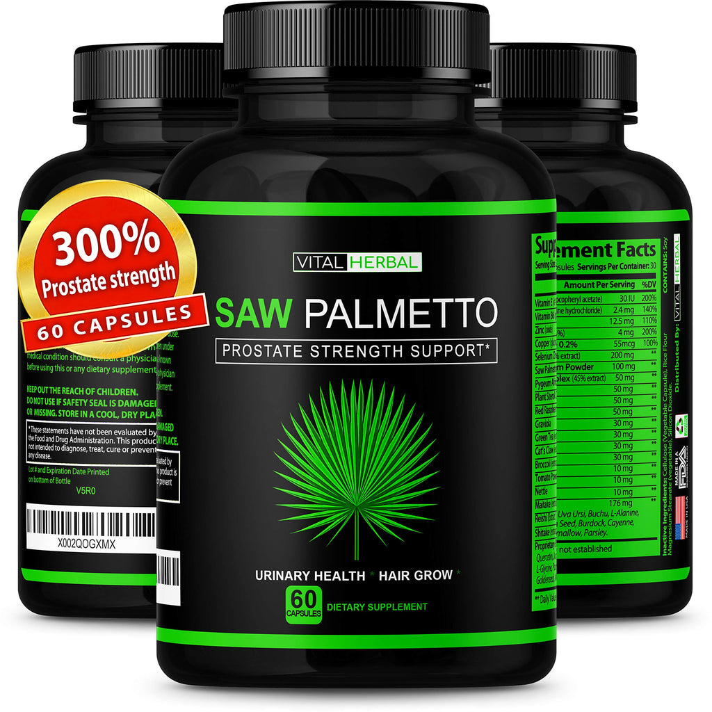 saw palmetto prostate support capsules