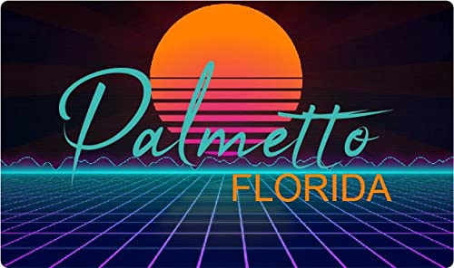 saw palmetto retro vinyl decal