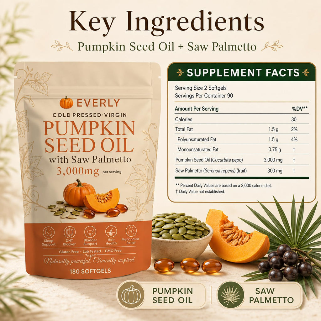 Saw palmetto softgels for hair health