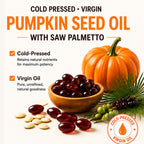 Saw palmetto softgels for hair health